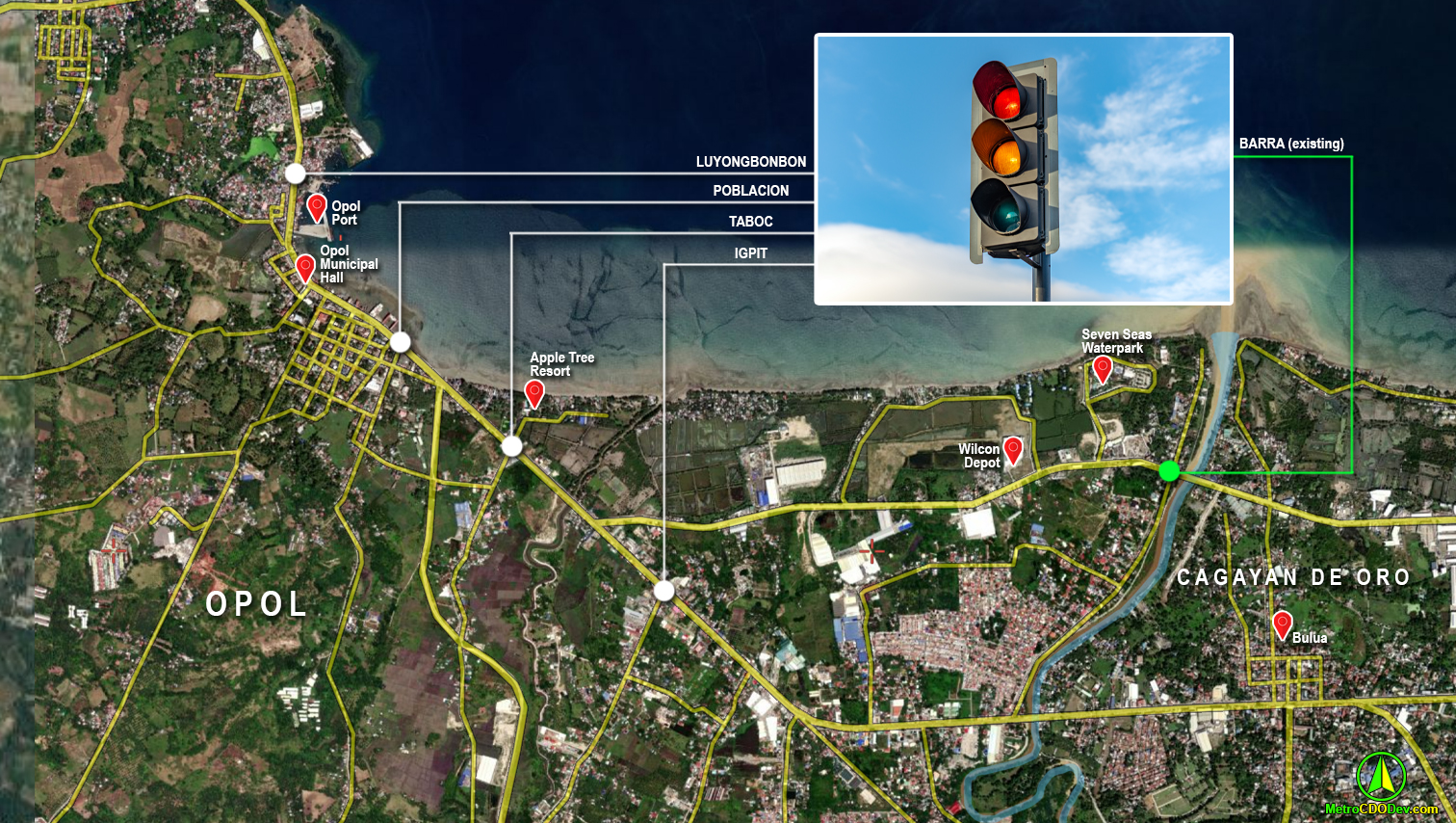 Opol to install traffic lights in 4 major intersections - PROGRESS ...