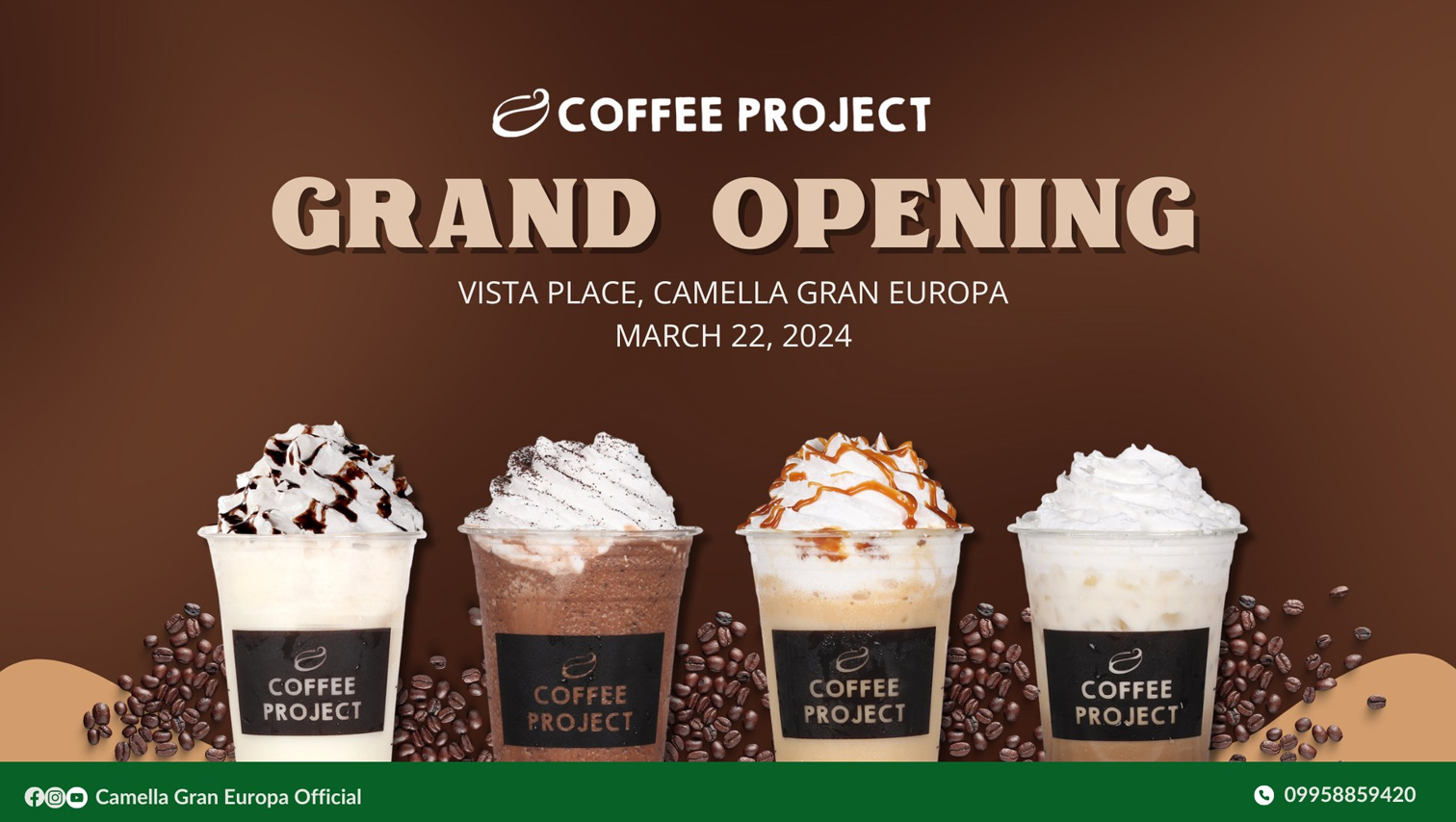 Coffee Project at Vista Place Gran Europa opens tomorrow, March 22 ...