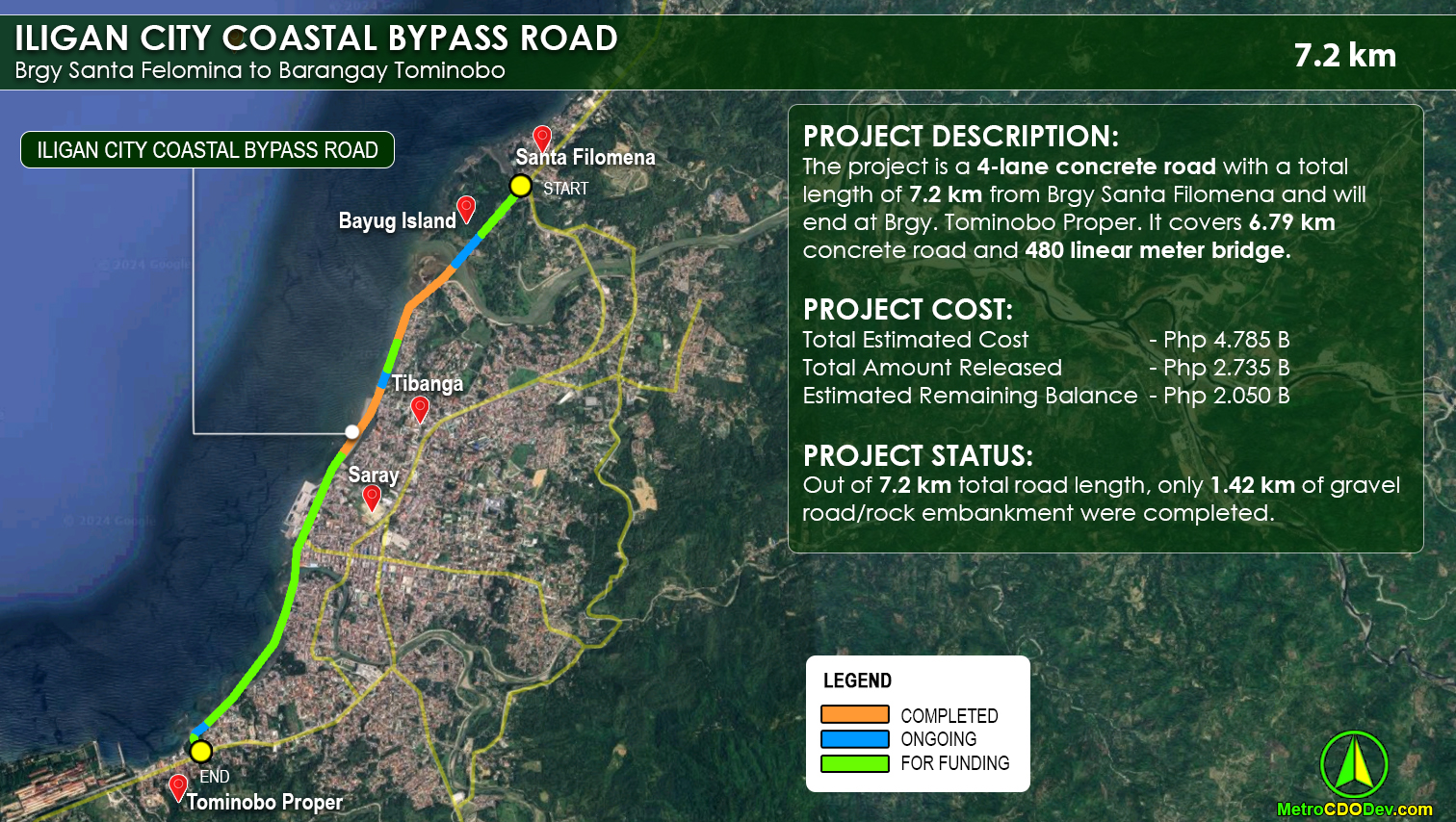 Iligan City Mindanao Map