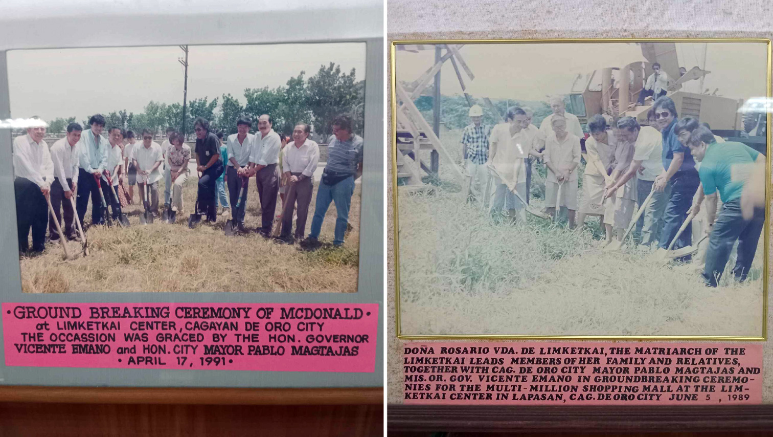 RANDOM SHOTS: Old photos of groundbreaking ceremonies of Limketkai Mall ...