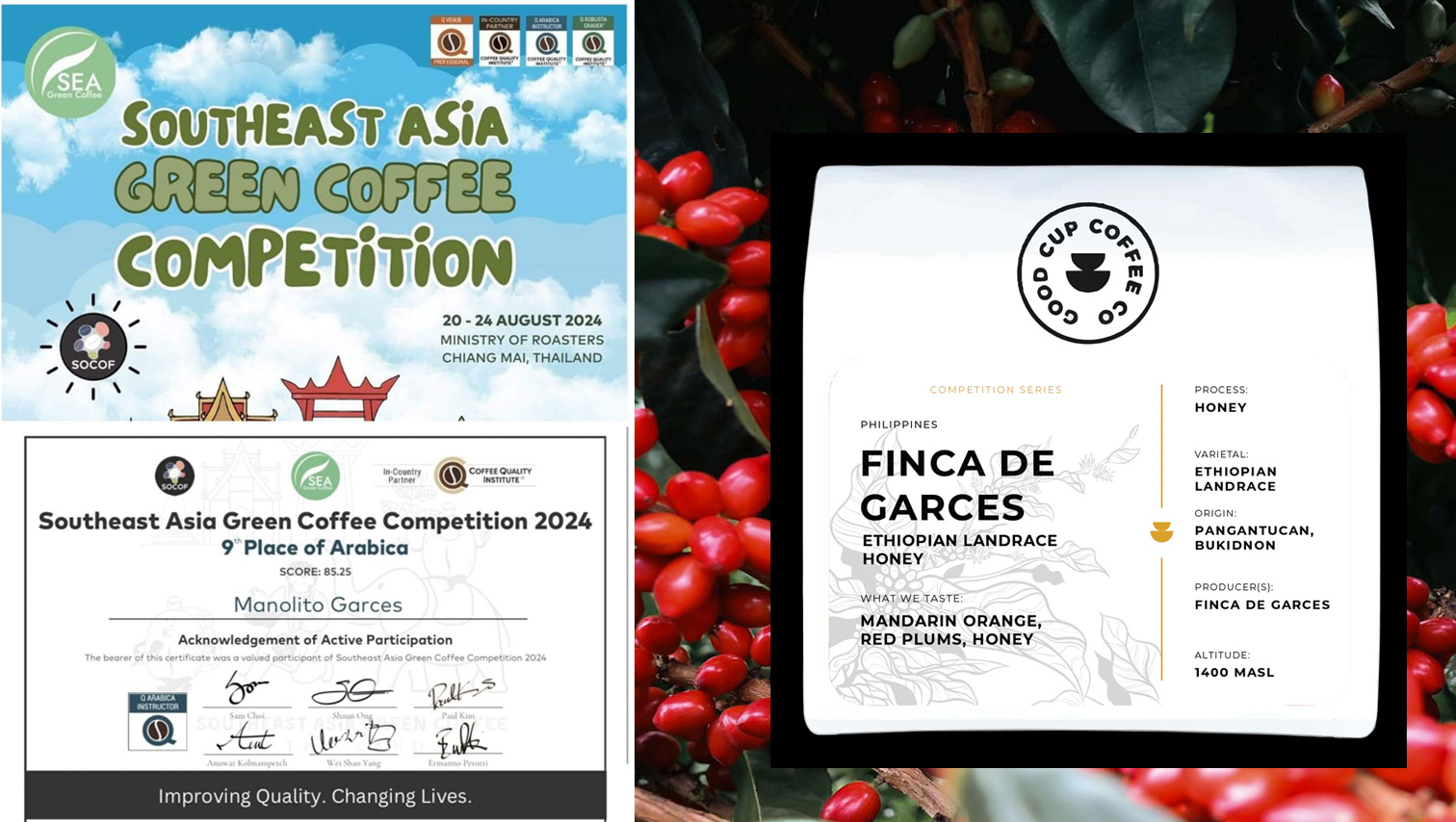 Bukidnon coffee is Top 9 in Southeast Asia Green Coffee Competition ...