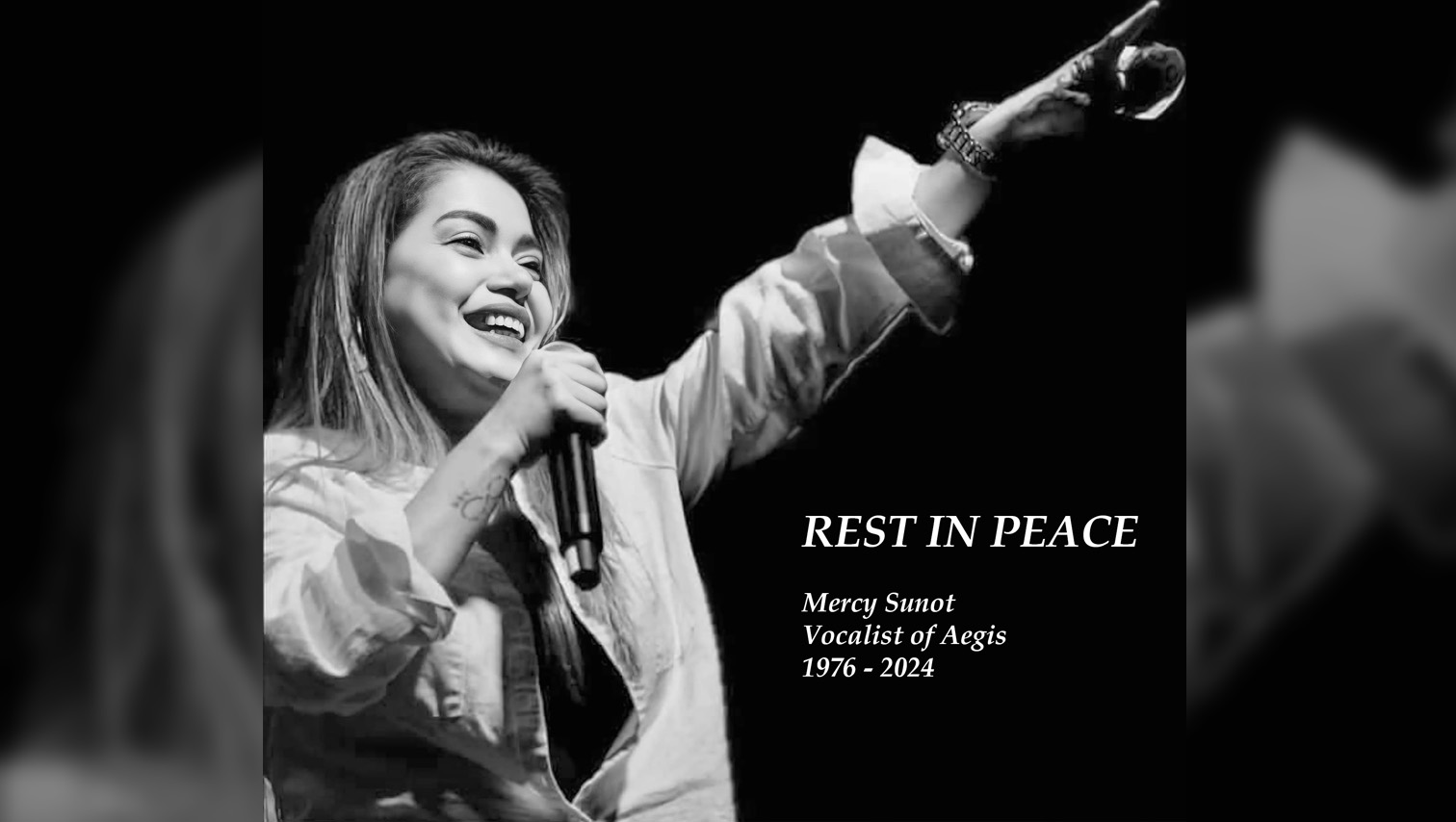 Aegis vocalist Mercy Sunot passes away - PROGRESS WATCH: Metro Cagayan ...
