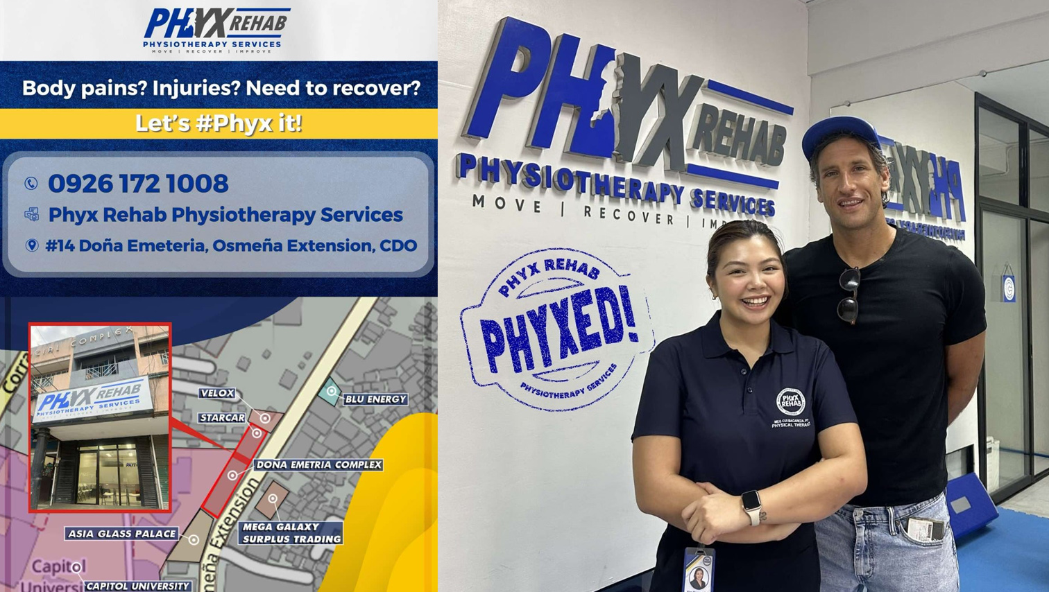 RANDOM SHOTS: Nico Bolzico visits Phyx Rehab Physiotherapy Services in Cagayan de Oro - PROGRESS ...