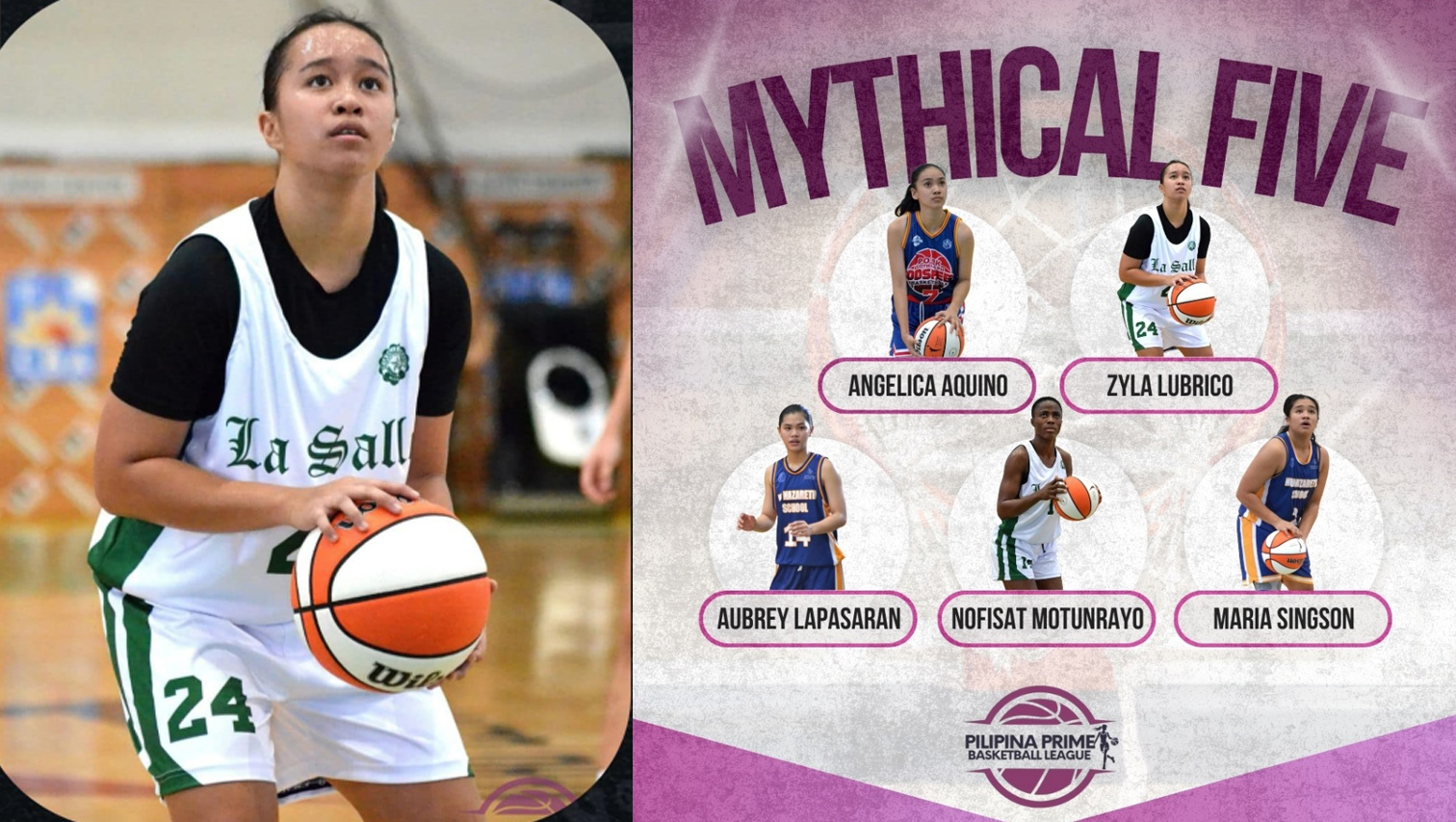 Former Corpus Christi School star Zyla Lubrico named to PPBL Mythical 5 ...
