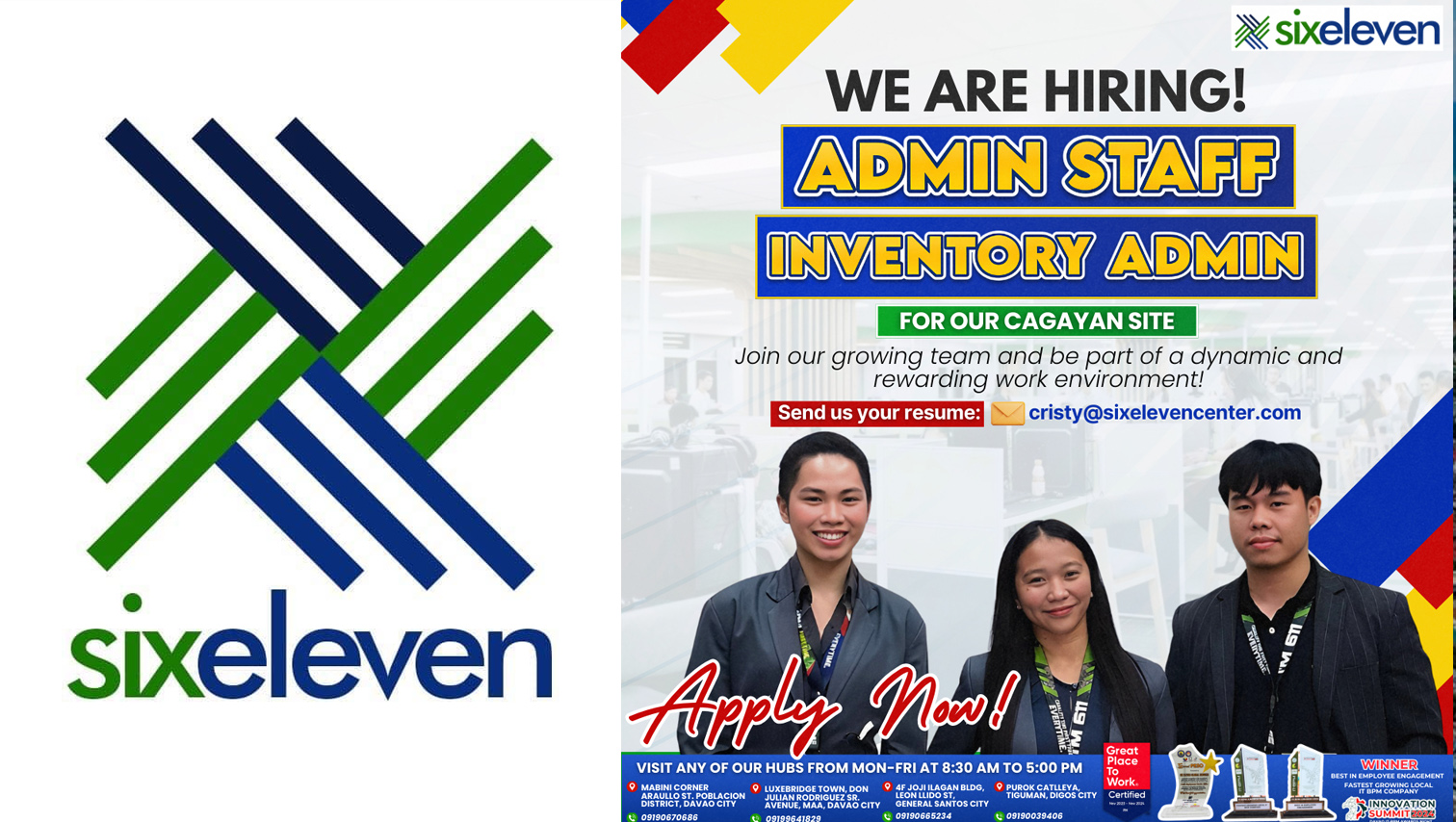 Six Eleven BPO now hiring for CDO site - PROGRESS WATCH: Metro Cagayan ...