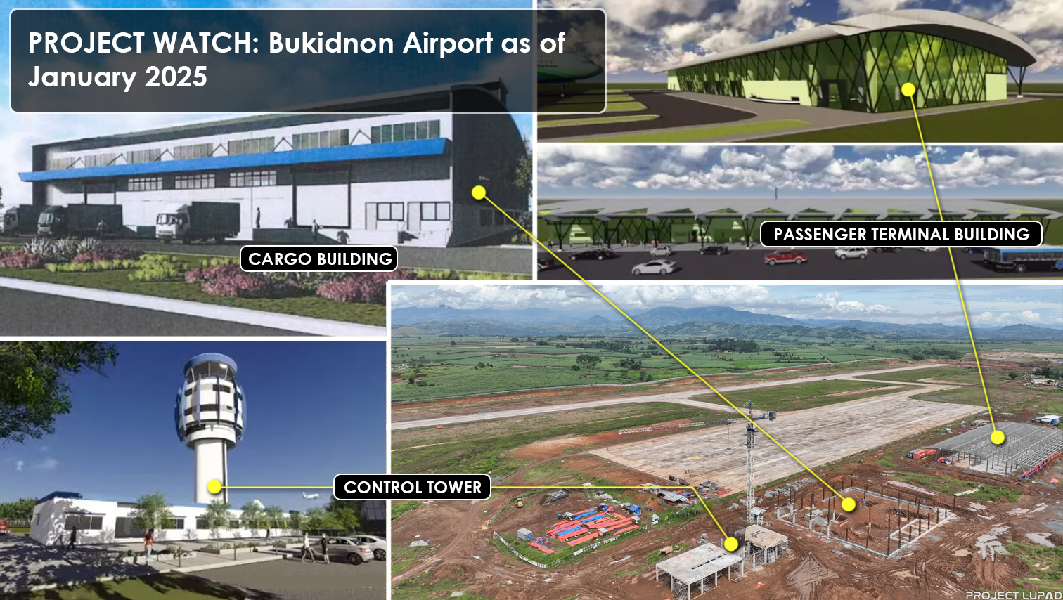 PROJECT WATCH: Control Tower now rising at Bukidnon Airport as of ...