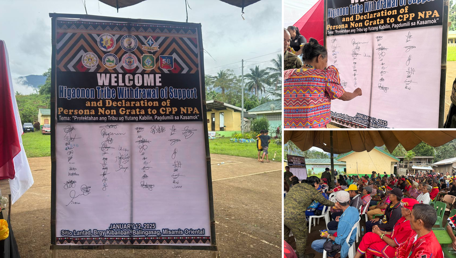 76 IP leaders declare CPP-NPA Persona Non-Grata in Misamis Oriental ...