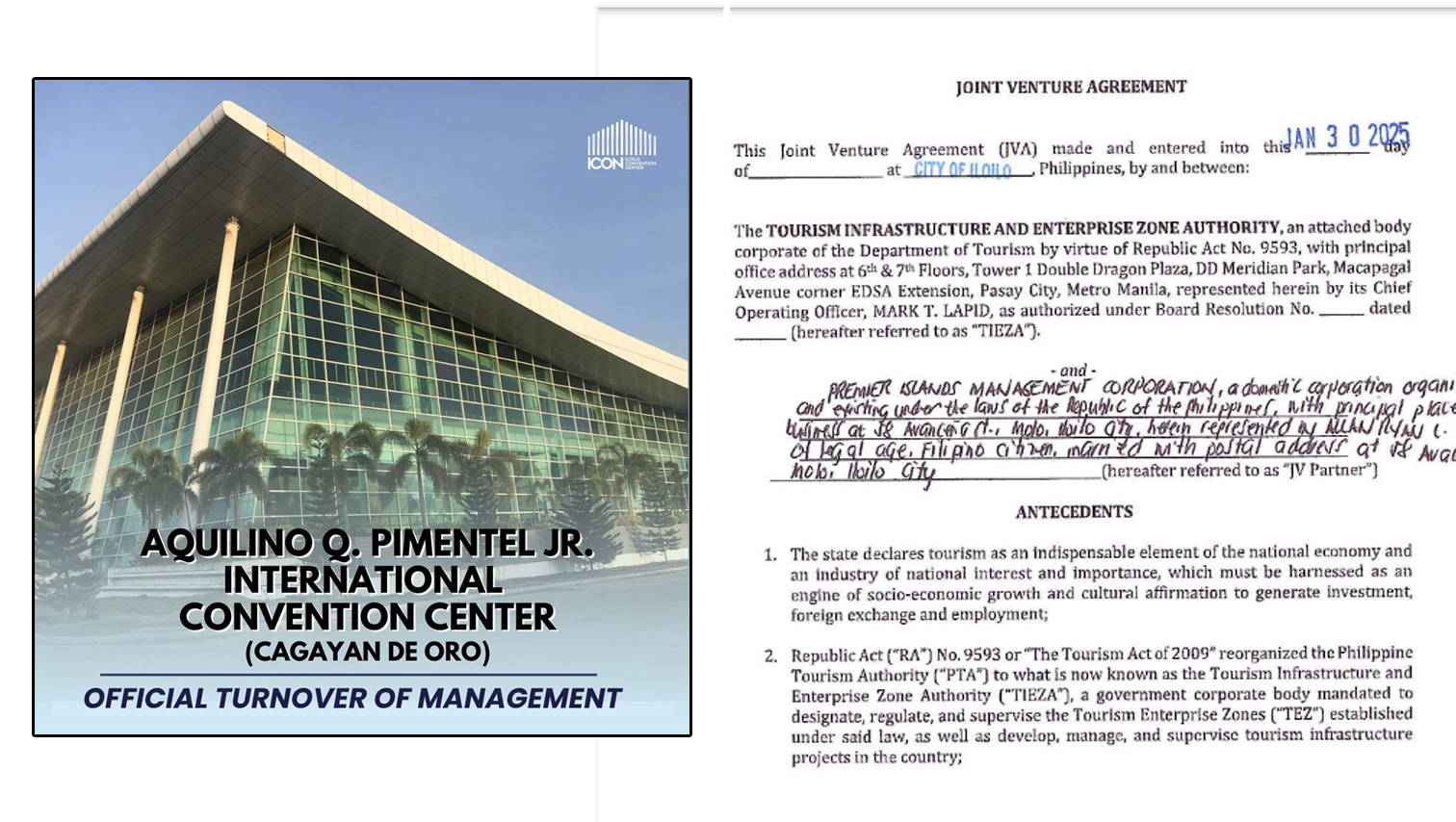 TIEZA officially turns over Aquilino Q. Pimentel Jr. International ...