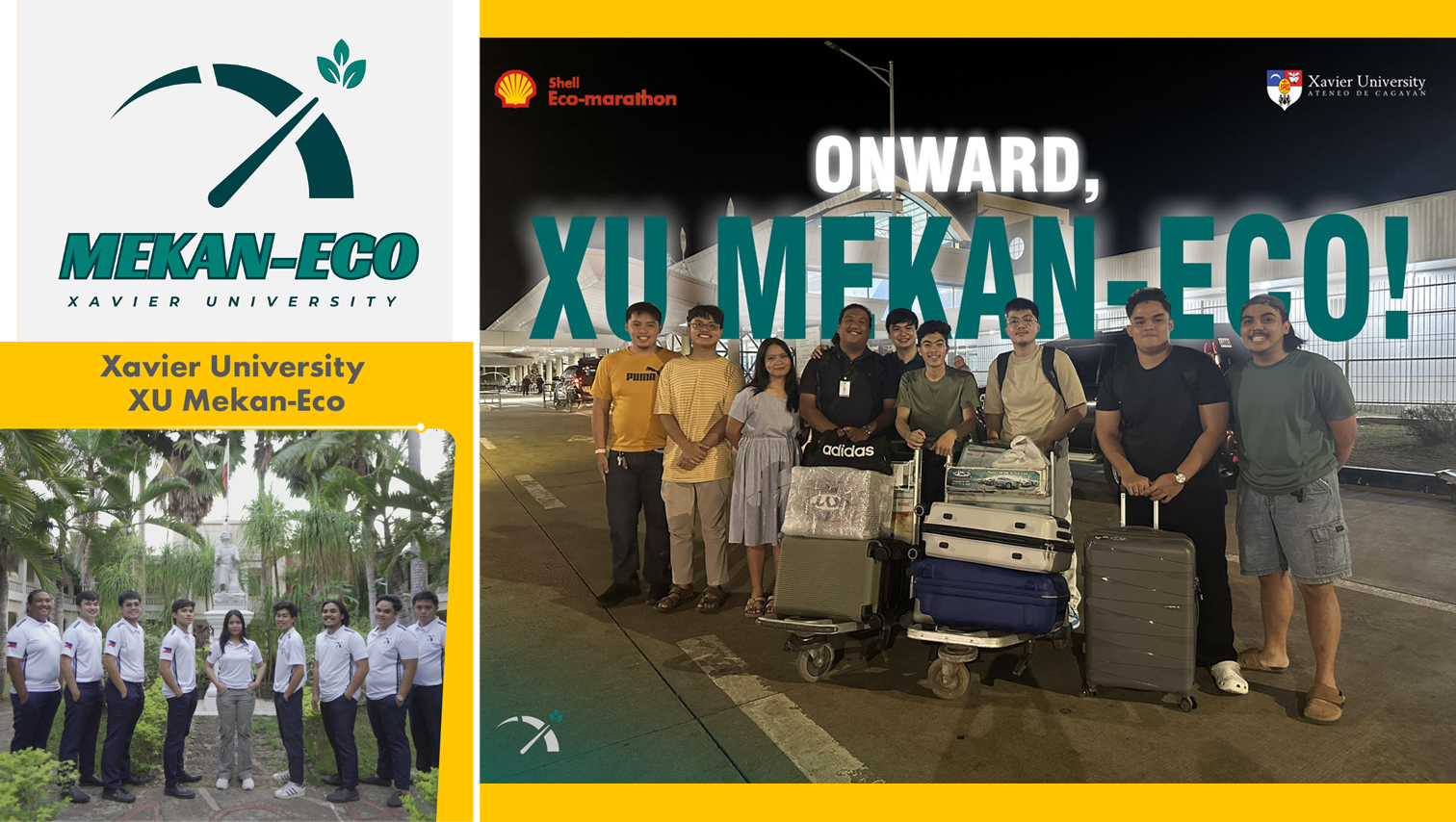 XU's Mekan-Eco team off to Qatar to represent PH in Shell Eco-marathon Asia Pacific and Middle ...
