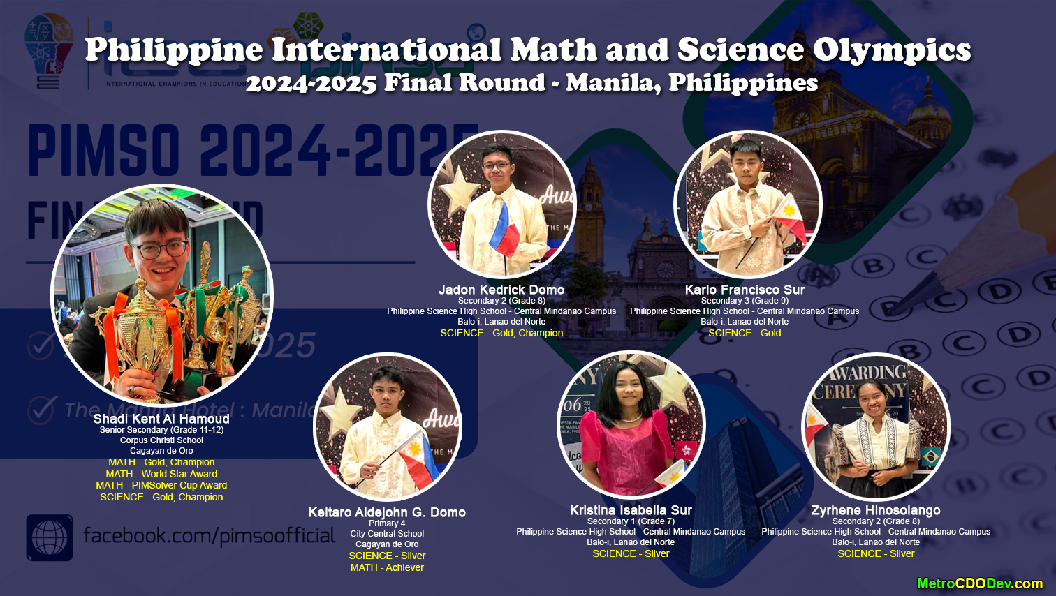 Corpus Christi, City Central, PSHS students shine in Philippine ...